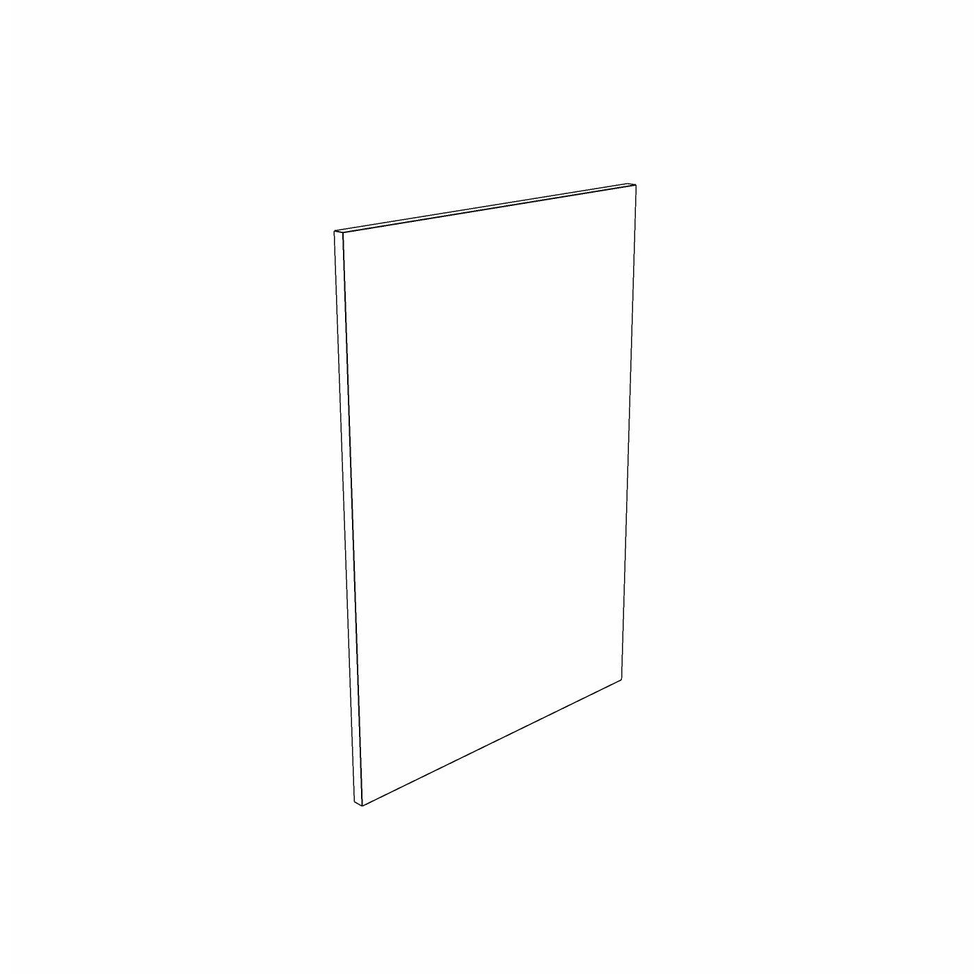18mm Plain Base End Panel - Willis & Stone : Willis & Stone