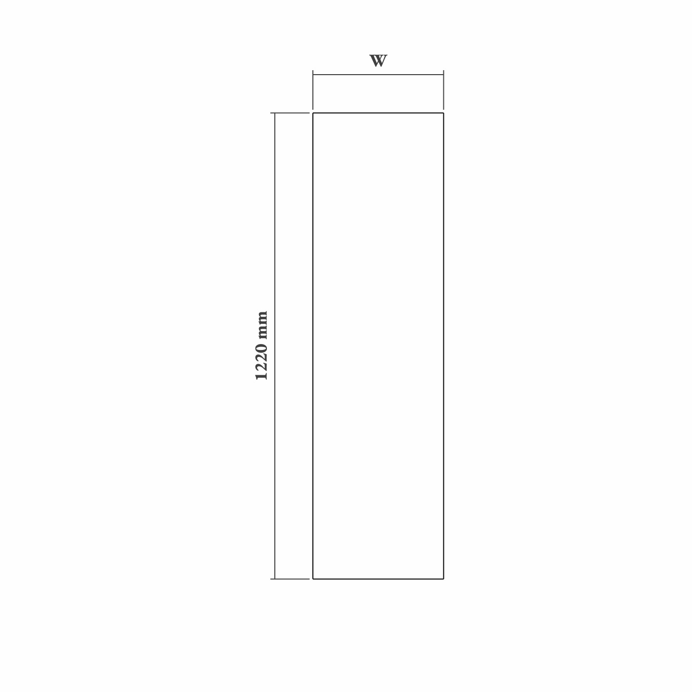 18mm Plain Countertop End Panel - Willis & Stone : Willis & Stone