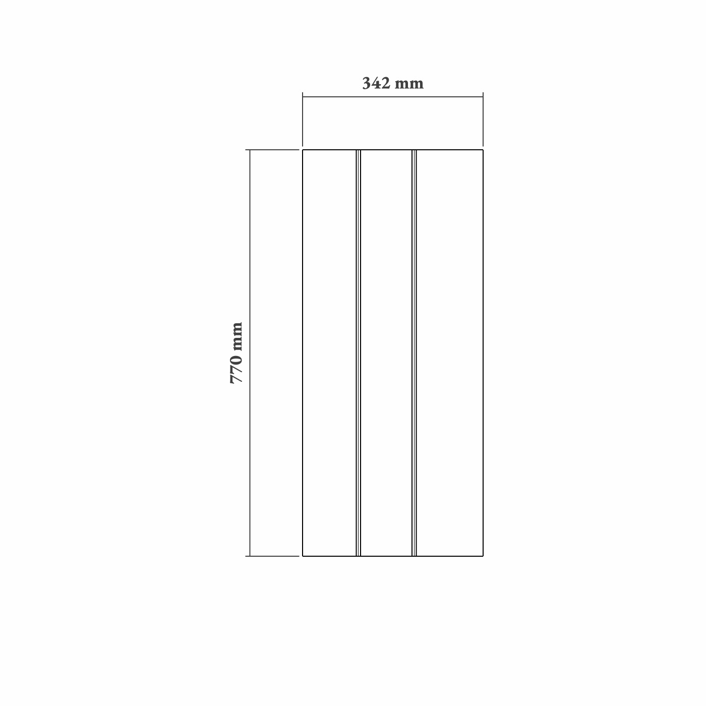 18mm V-Groove Wall End Panel - Willis & Stone : Willis & Stone