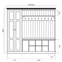 Corner Boot Room Bench - Willis & Stone : Willis & Stone