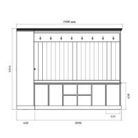 Corner Boot Room Bench - Willis & Stone : Willis & Stone