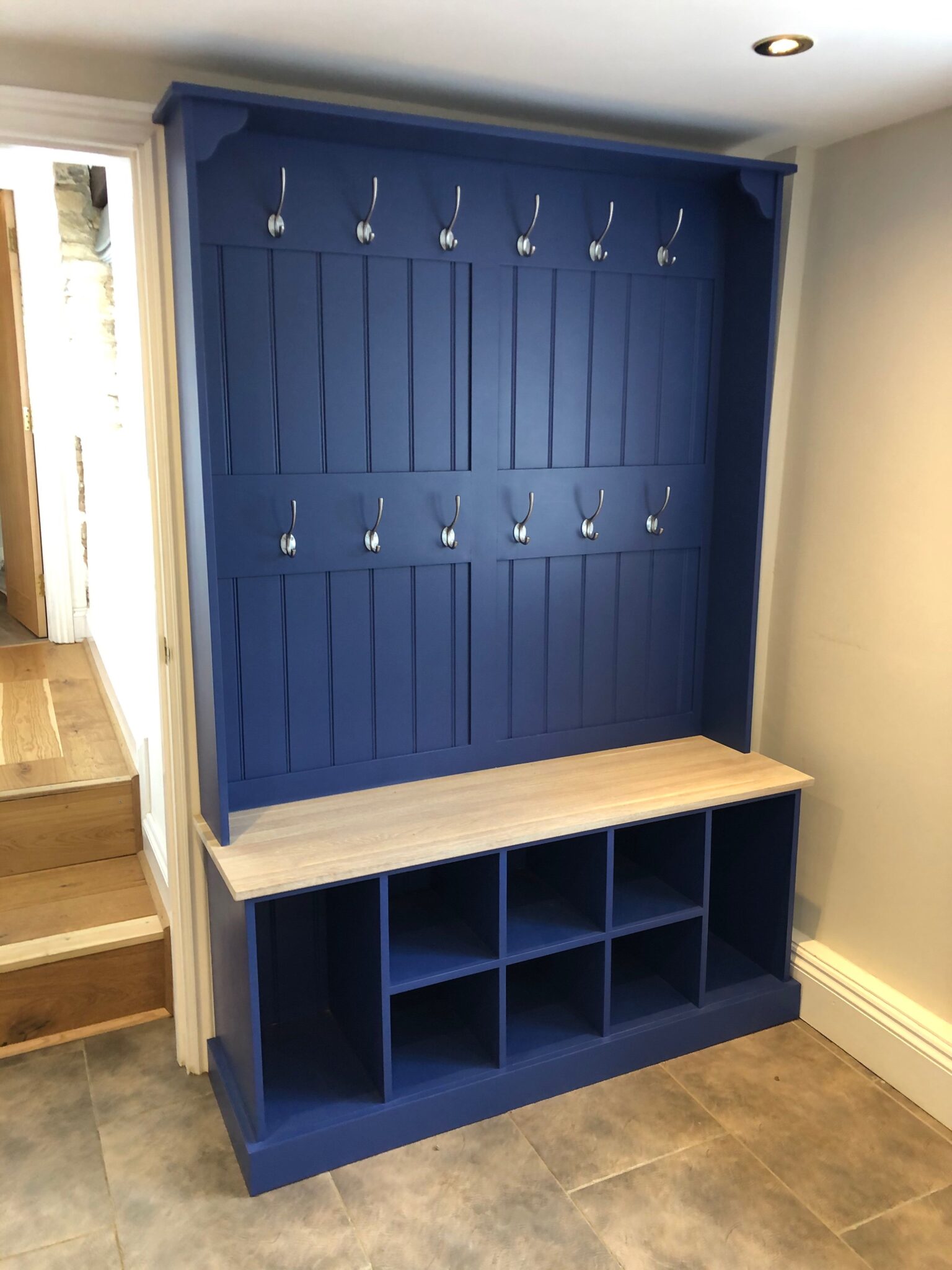 Boot Room Storage Bench - Extra Rail - Willis & Stone : Willis & Stone