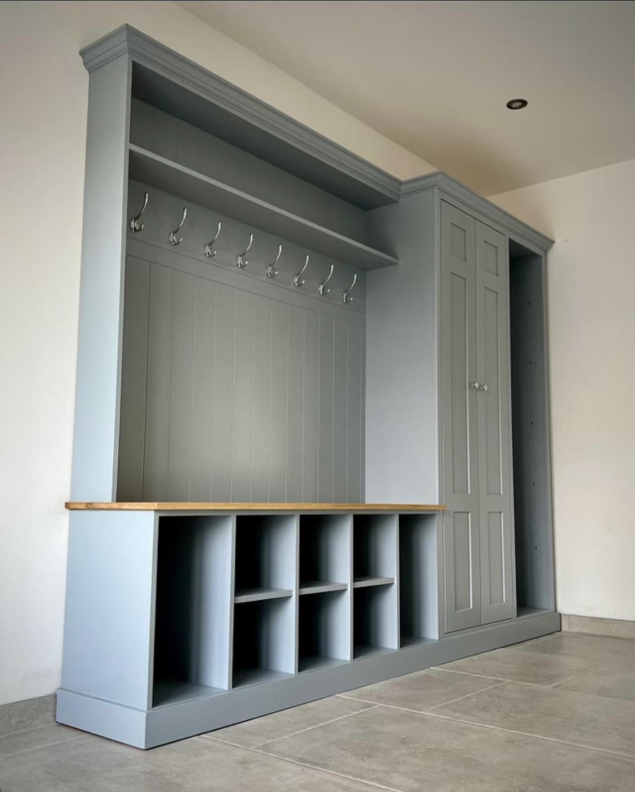 Shelved Boot Room Bench Combination - Willis & Stone : Willis & Stone